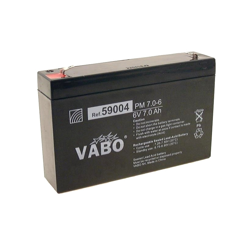 Vabo - Batterie au plomb 6 Volts 7.0 mAh pour Bateaux RC _ R-Models