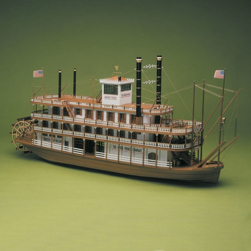 Bateau à roues à aubes Mississippi 1870 Sergal Kit à monter _ R-Models