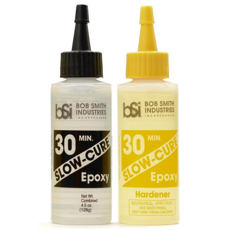 BSi Colle Résine époxy 2 composants Slow Cure 30min 128g 255g R-Models