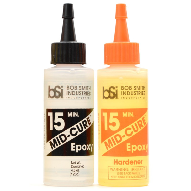BSi Colle Résine Epoxy 2 composants Mid Cure 15min Epoxy 128g 256g R-M