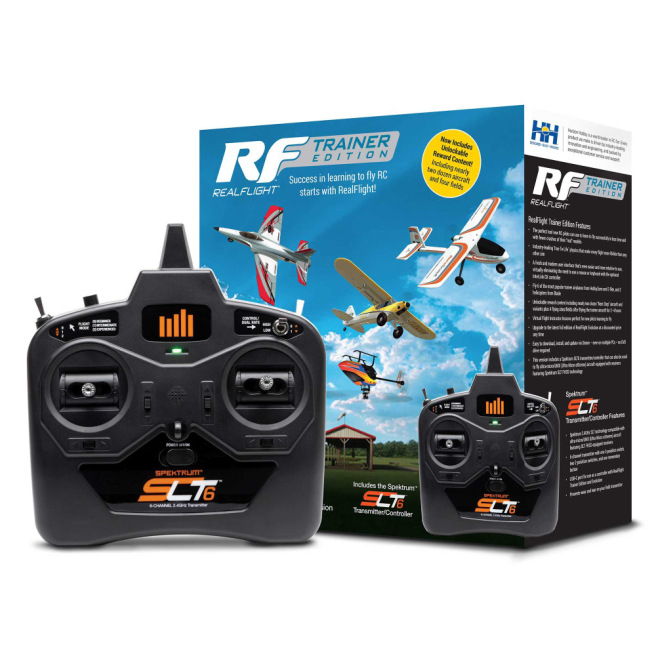 Simulateur de vol RC RealFlight Trainer Edition & radio SLT6 _R-Models
