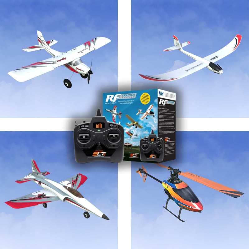 Simulateur de vol RC RealFlight Trainer Edition & radio SLT6 _R-Models
