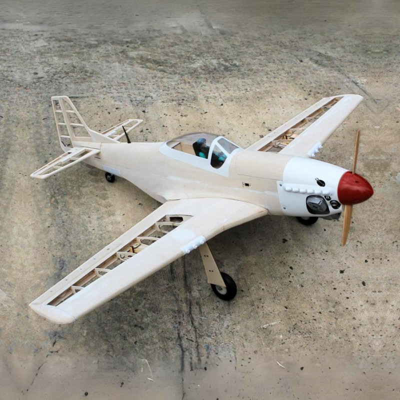 Seagull Avion Mustang P-51D 10cc Master Scale Kit Edition 56.3" _ R-M