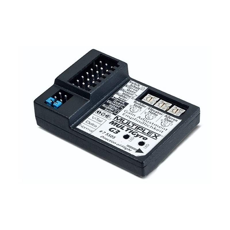 MULTIPLEX - Gyroscope 3 axes Multigyro G3 - Universel _ R-MODELS