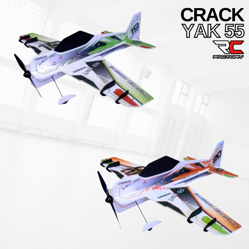 RC Factory Avion Indoor CRACK YAK Superlite - Débutant 3D _ R-Models