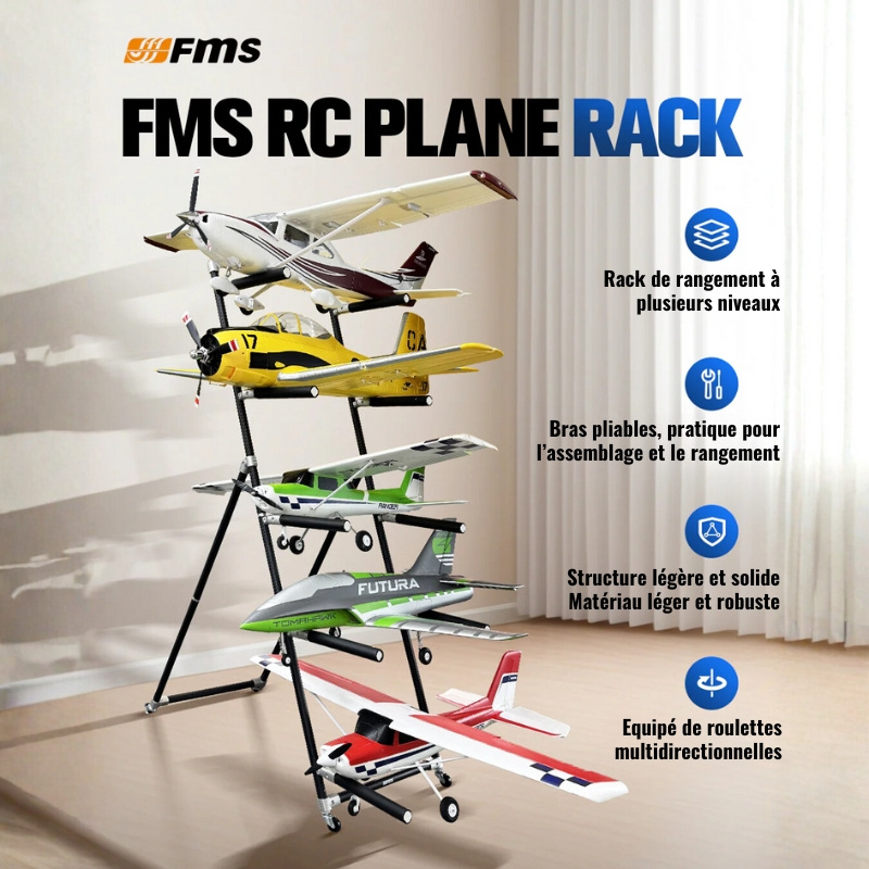 FMS RC Plane Rack – Support de rangement pour avions radiocommandés