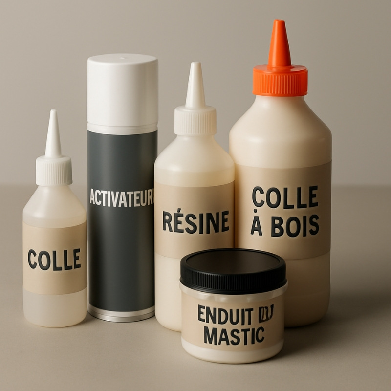 Quelle colle, enduit, résine et mastic pour vos modèles réduits RC