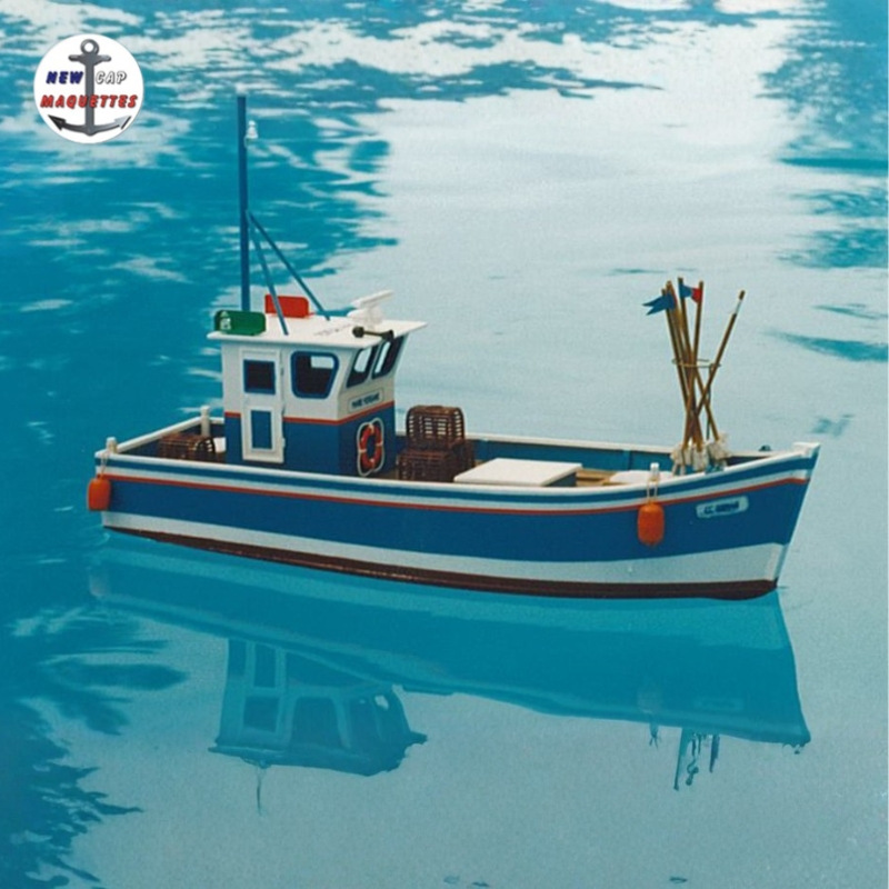 Bateau de pêche breton caseyeur Marie‑Morgane New Cap Maquette Kit bois
