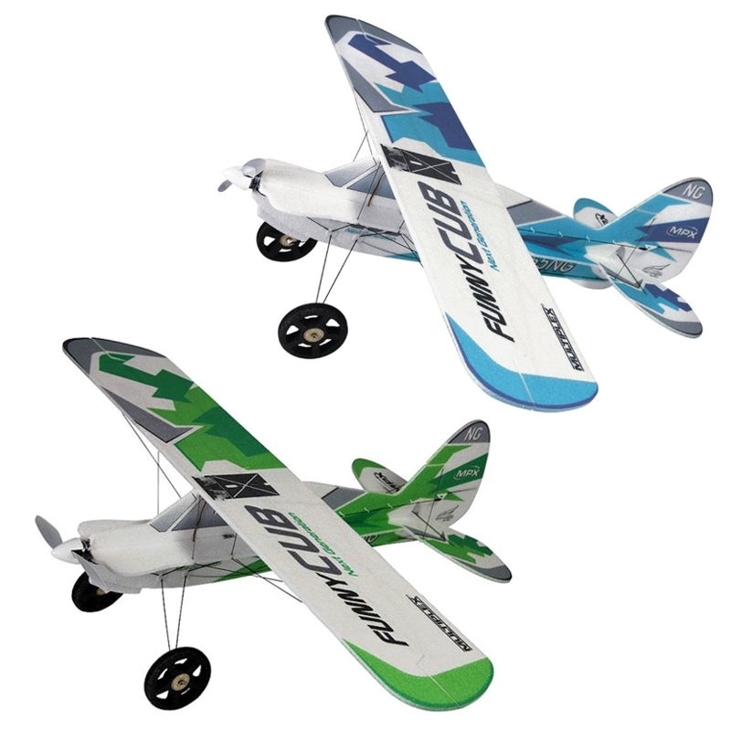 Multiplex FunnyCub Indoor Edition Bleu / vert Envergure 93cm _R-Models