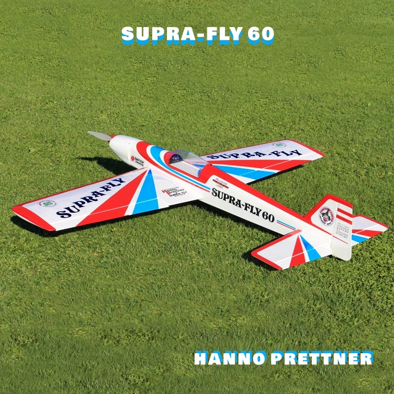 Pichler - Avion de Voltige F3A Supra Fly 60 rouge/Bleu 1720mm_R-Models